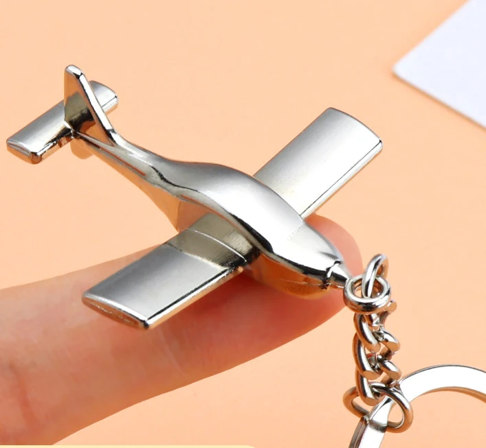 Metal-Airplane-Key-Chain-Keychains-gift-Aircraft-Car-Key-Ring-Bag ...