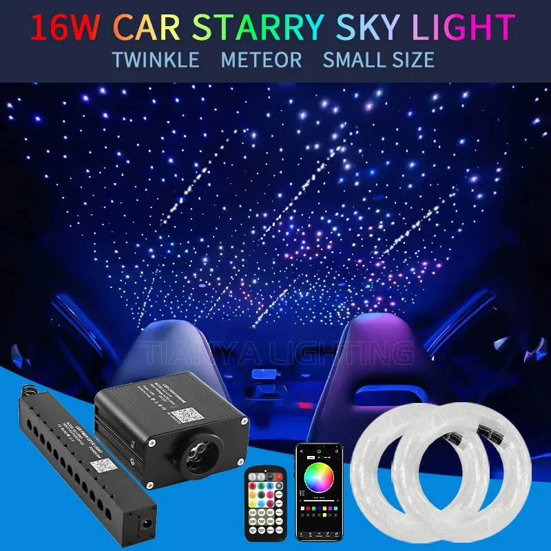 16W-Meteor-Twinkle-Starry-Sky-Ceiling-Car-Star-Light-Fiber-Optic-Light ...
