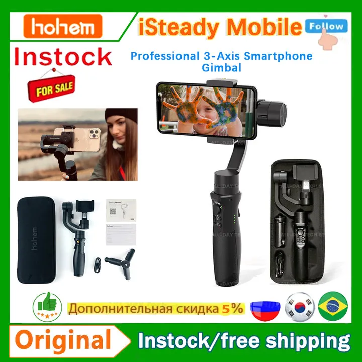 Hohem-iSteady-Mobile-Plus-card-n-estabilizador-de-mano-de-3-ejes-para ...