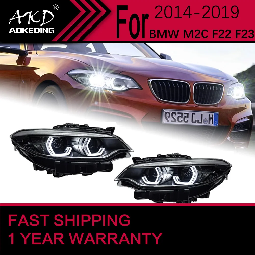 Car-Lights-for-BMW-F22-M2C-LED-Headlight-2014-2019-M2-F23-F87-Head-Lamp ...