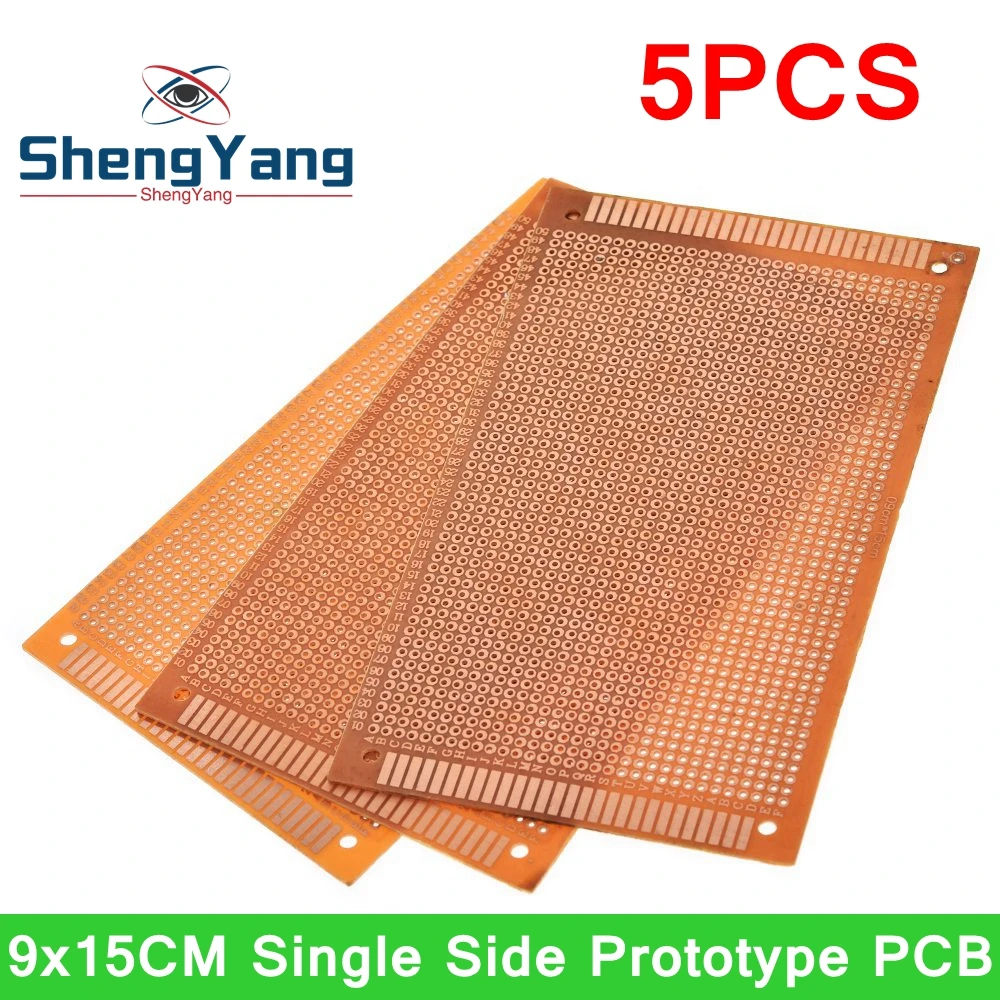 5pcs 9x15 9*15cm Single Side Prototype Pcb Universal Board Experimental ...