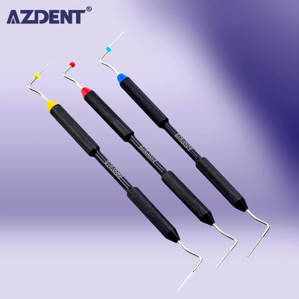 AZDENT-Dental-Endo-Hand-Plugger-Fill-Instrument-NITI-Tip-0-1-2-Dentist ...
