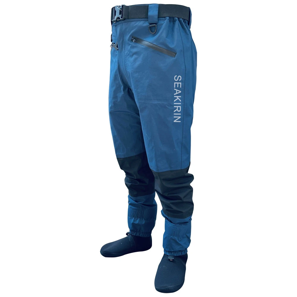 4-layer Waist Wader Waterproof Wading Pants Breathable Stockingfoot ...