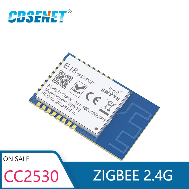 Zigbee 2.4ghz Cc2530 Core Board Smd Wireless Rf Module Cdsenet E18-ms1 ...