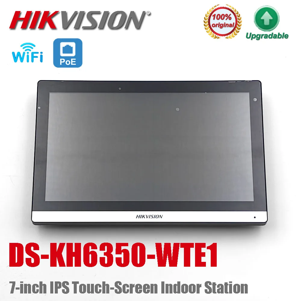 Hikvision-intercomunicador de vídeo DS-KH6350-WTE1 para interiores ...