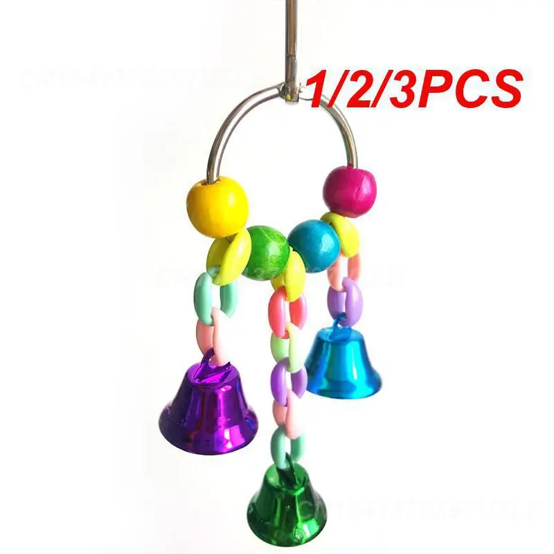 1-2-3PCS-Hanging-Bells-Fun-And-Interactive-Hand-woven-Colorful-Rattan ...