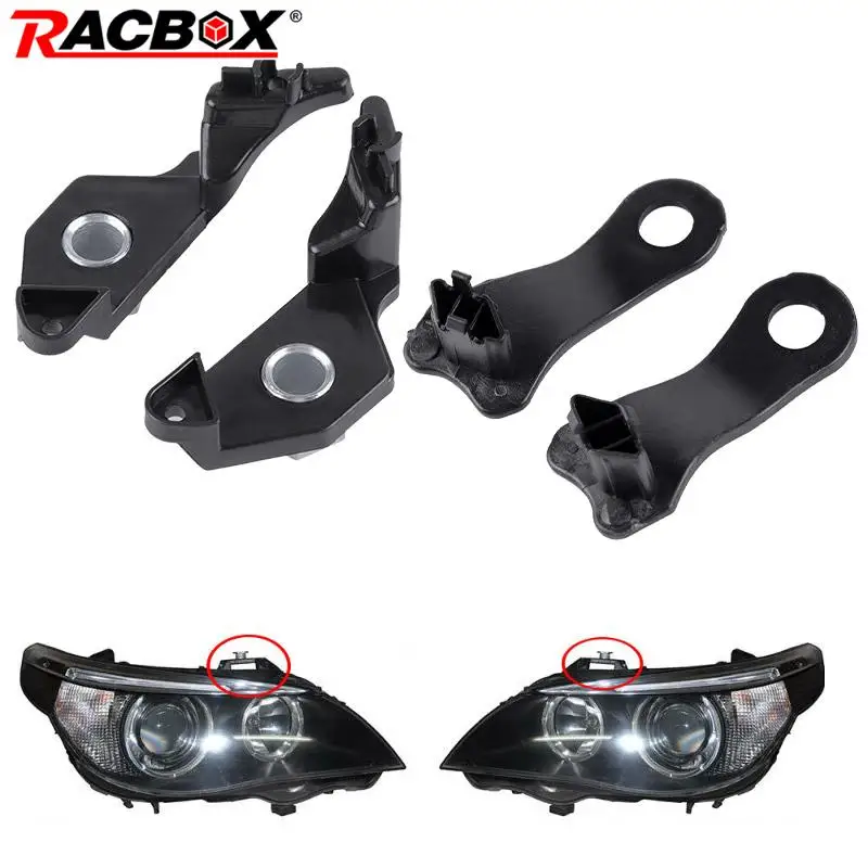 4Pcs Front Headlight Repair Bracket Clips for BMW 5 Series E60 E61 525i ...