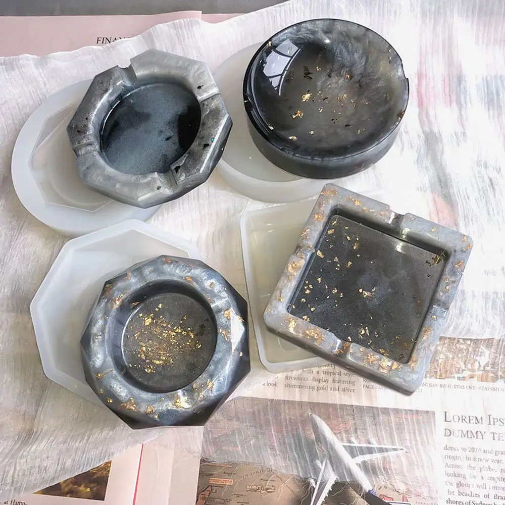 Ashtrays Art & Collectibles Square epoxy resin ashtray etna.com.pe