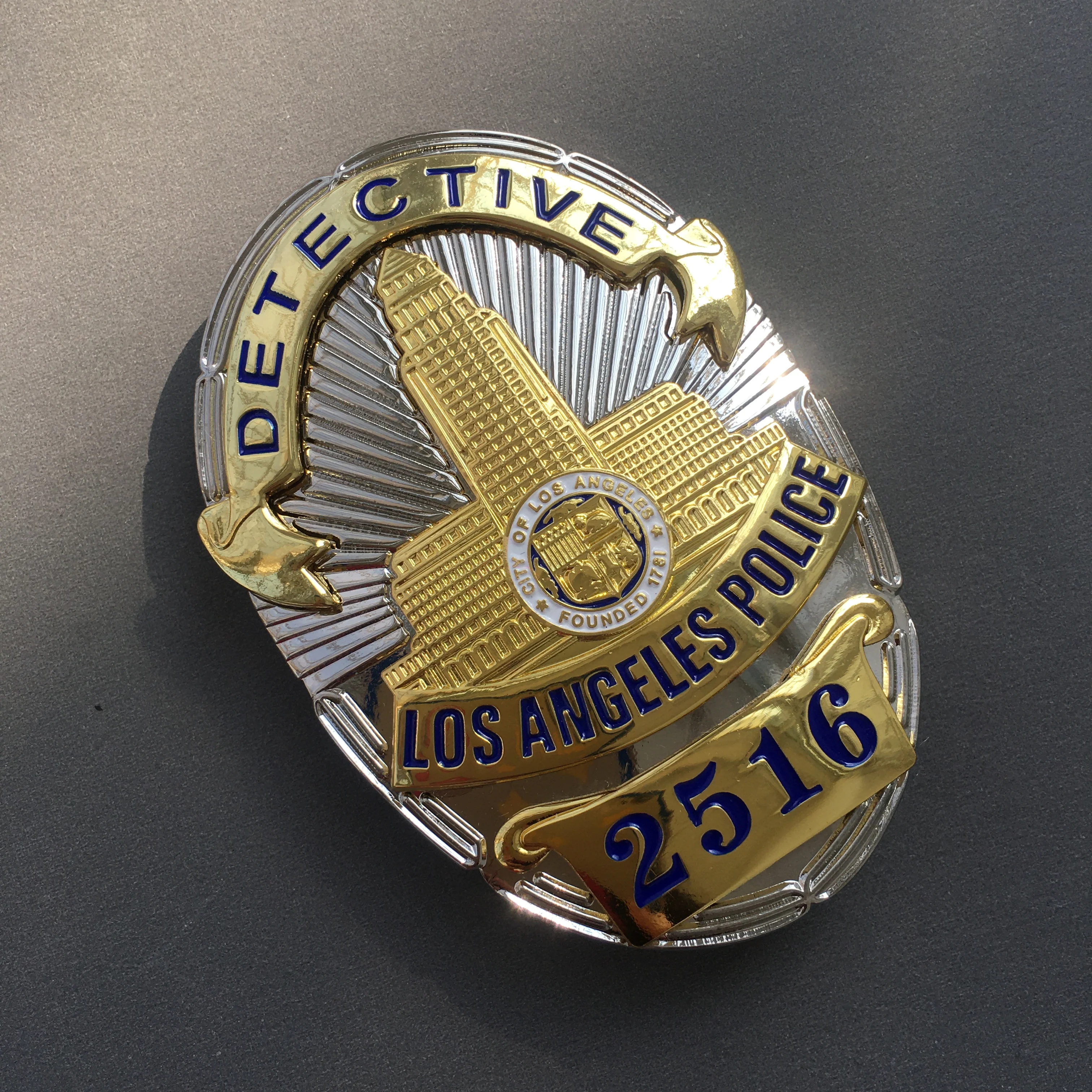 French Movie Prop Badge