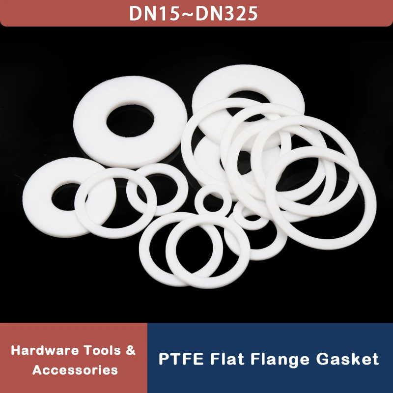 DN15-DN-300-PTFE-Flat-Flange-Gasket-Thickness-3mm-O-Ring-Seal-Spacer ...