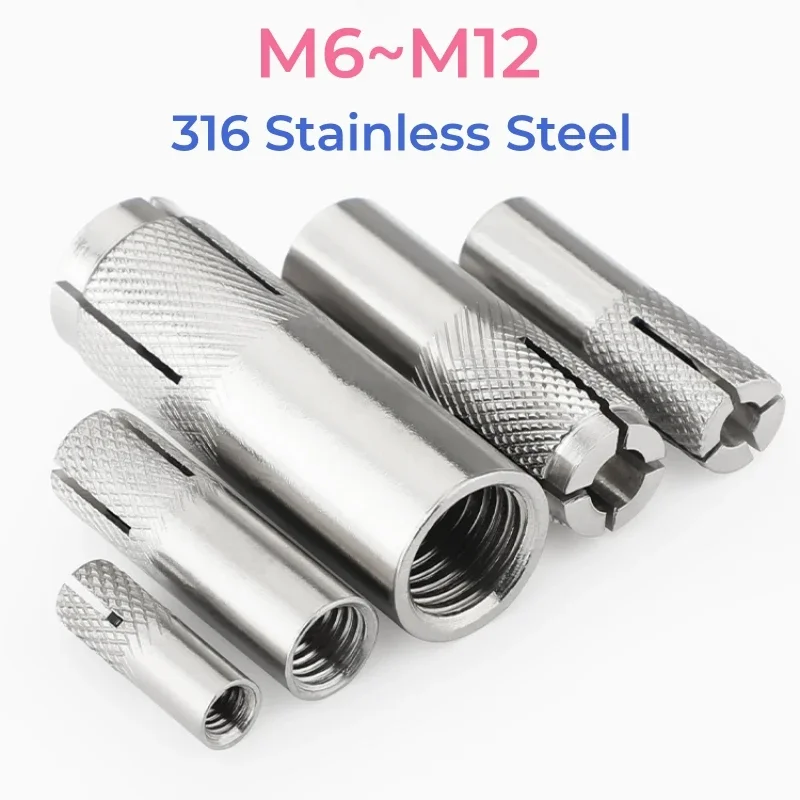316 Stainless Steel Drop-in Expansion Anchor M6 M8 M10 M12 Expansion ...