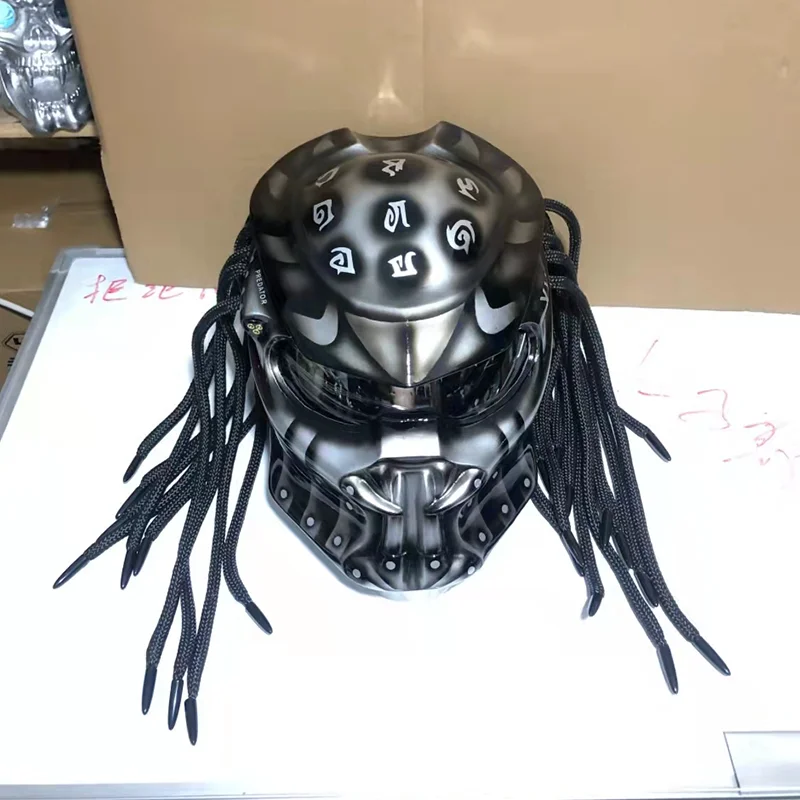 For Motorcycle Predator Helmet Flexible Strip Lighting Full Face DOT ...