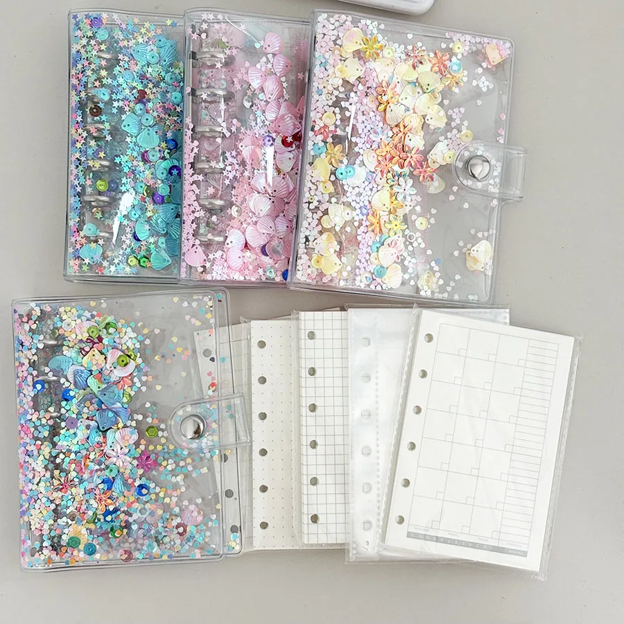 Sharkbang A7 Bling Bling Binder Cover, Creative flow sand sequin ...