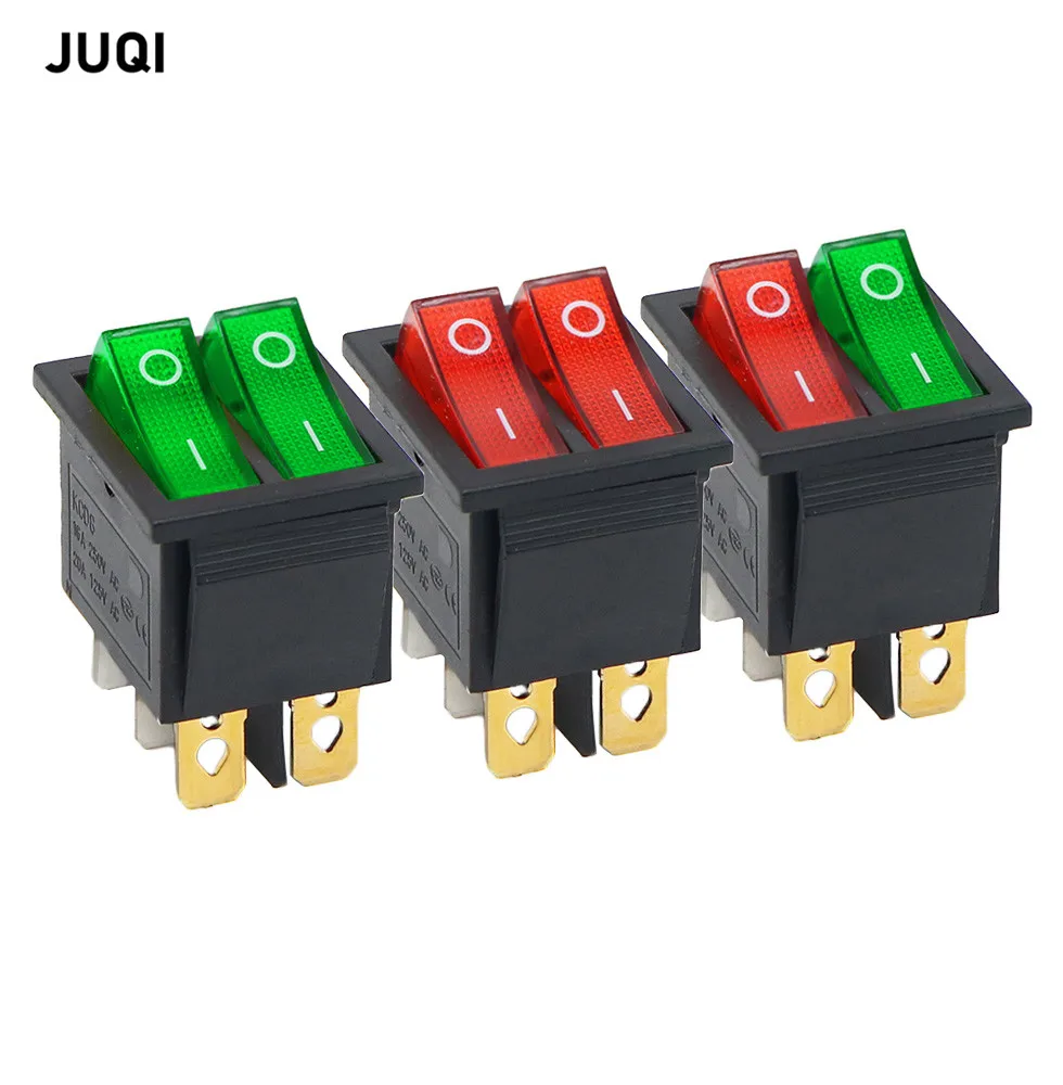 1PCS-KCD8-Double-row-ship-type-switch-6PIN-16A-250V-20A-125V-Double ...