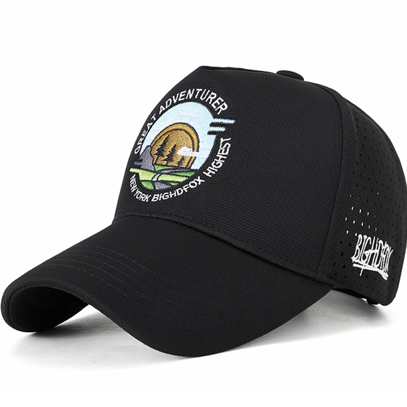 Oversize Mesh Baseball Cap for Big Head Men Outdoor Mountain Snapback ...