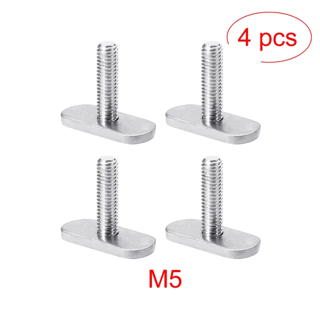 4X Stainless Steel Screws Rail Track Nuts Rails Bolts Fishing Parts ...
