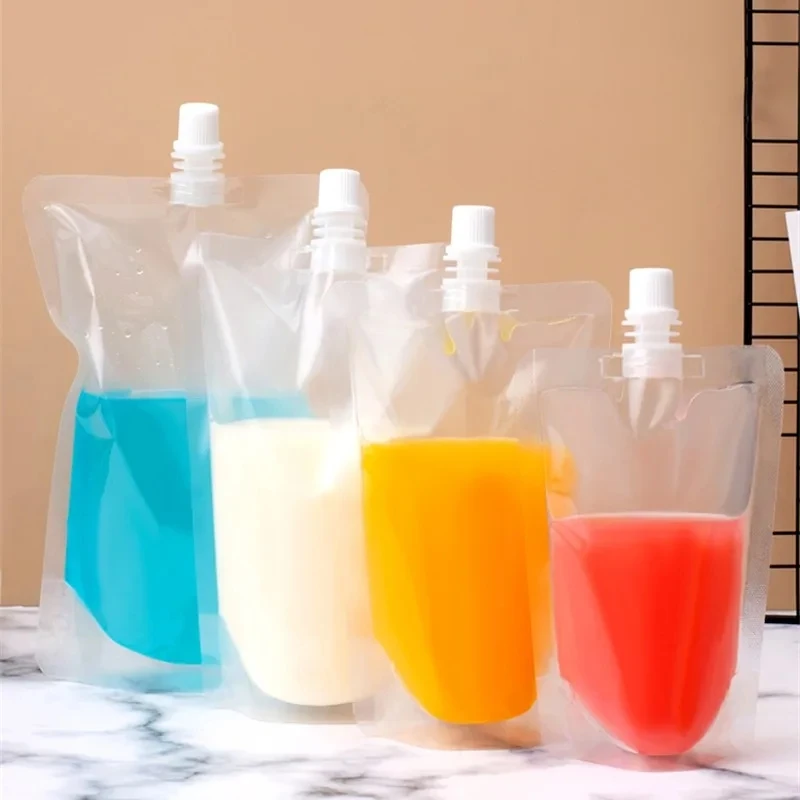StoBag-Wholesale-Frosted-Transparent-Liquid-Packaging-Nozzle-Drinking ...