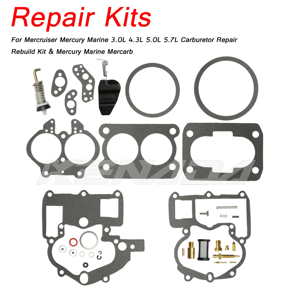 Carburetor-Repair-Kits-For-Mercruiser-Mercury-Marine-3-0L-4-3L-5-0L-5 ...
