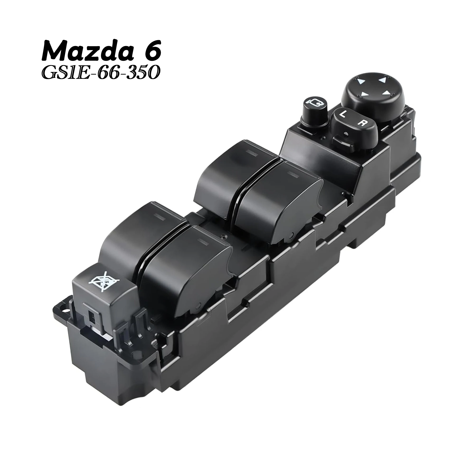GS1E-66-350 Power Window Control Switch Glass Lifter Button For Mazda 6 ...