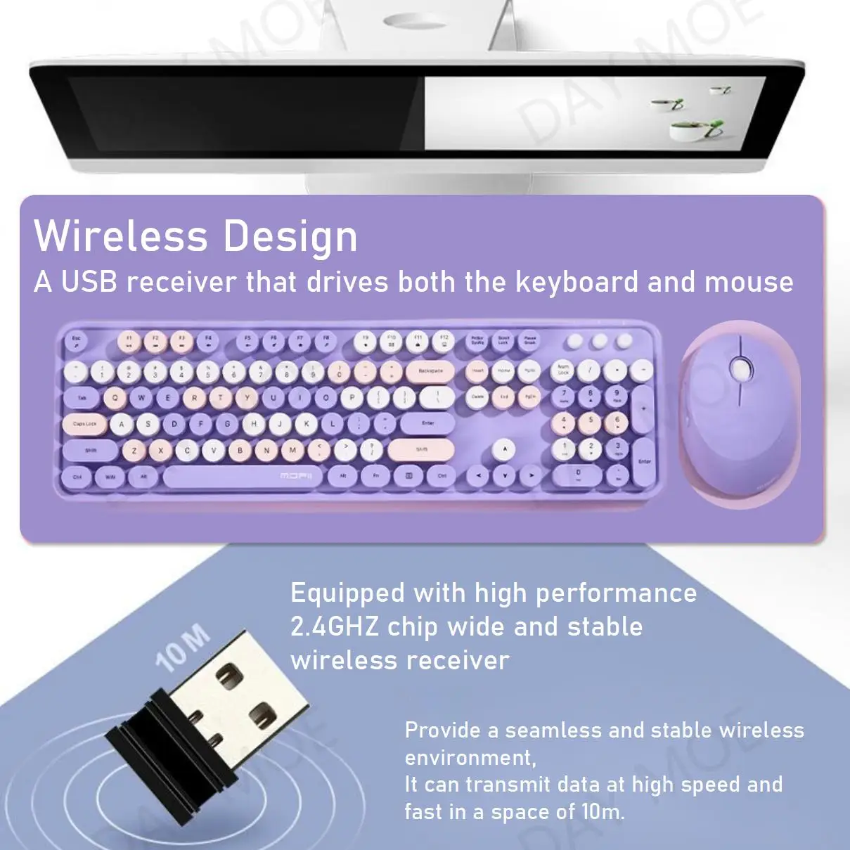 Colorful Qwerty Keyboard