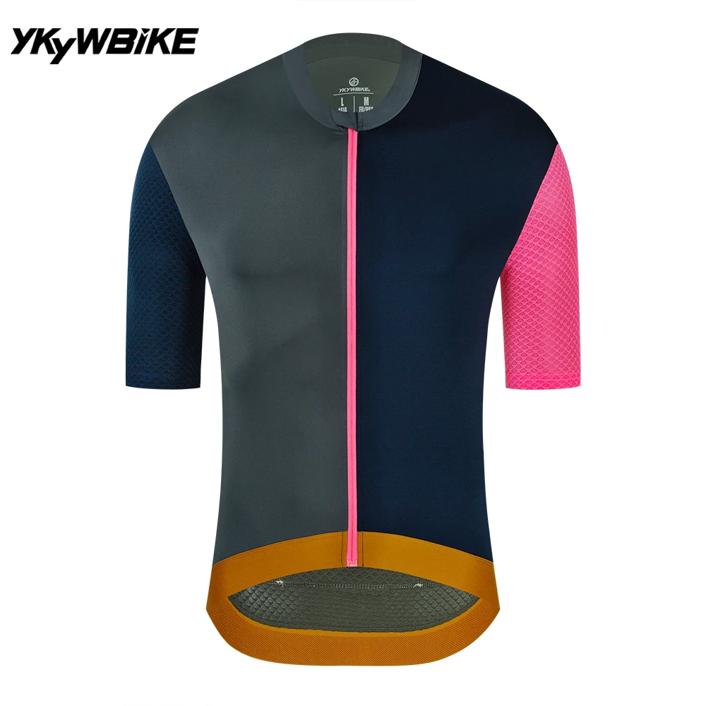 YKYWBIKE-maillot-de-ciclismo-para-hombre-camiseta-colorida-de-verano-para-bicicleta-de-carretera ...