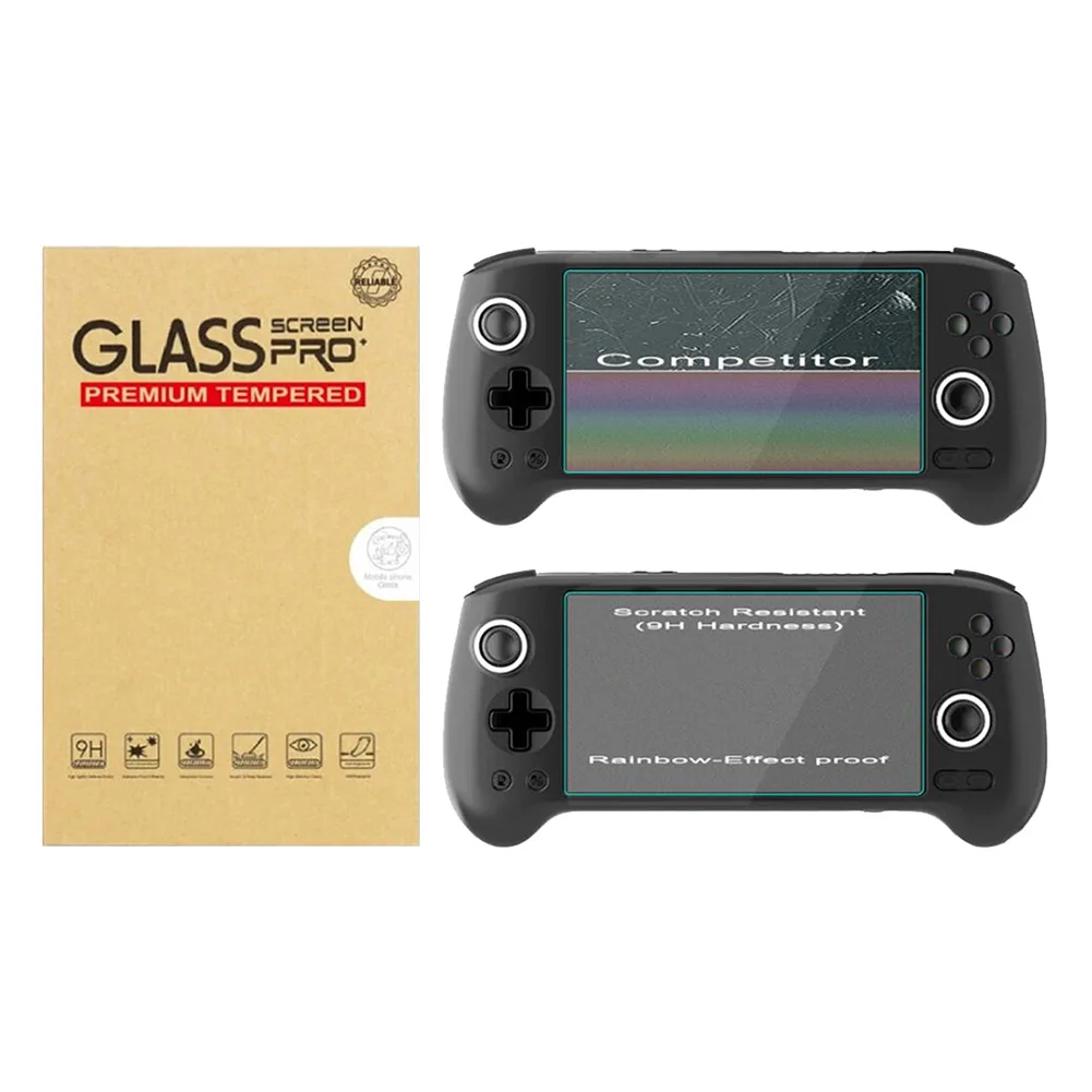 Game-Console-Screen-Protection-Film-Scratch-proof-Tempered-Glass-Protective-Film-Compatible-with ...