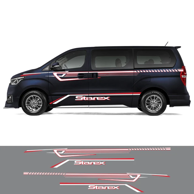 Van Door Side Stickers For Hyundai Grand Starex H1 Royale, 59% OFF