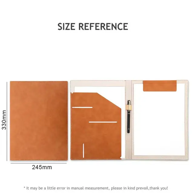 A4 Writing Pad KALLORY Leather Clipboard & - Multi-Function Document ...