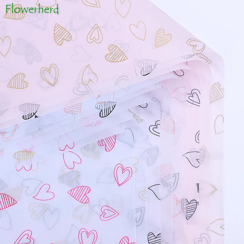 Hollow-Heart-Tissue-Paper-28pcs-lot-Craft-Paper-Bouquet-Wrapping ...
