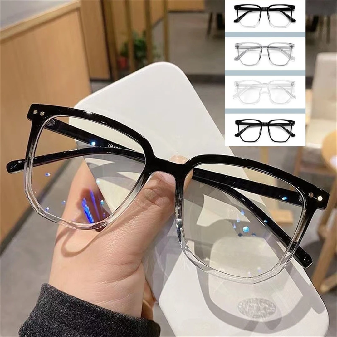 A Pair of PC Online Celebrity Transparent Glasses Box Myopia Men and ...