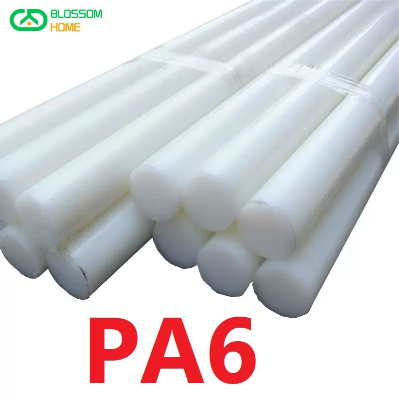 White-Polyamide-Stick-PA6-Pure-Nylon-Rods-Wear-Resistant-Rod-Diameter ...