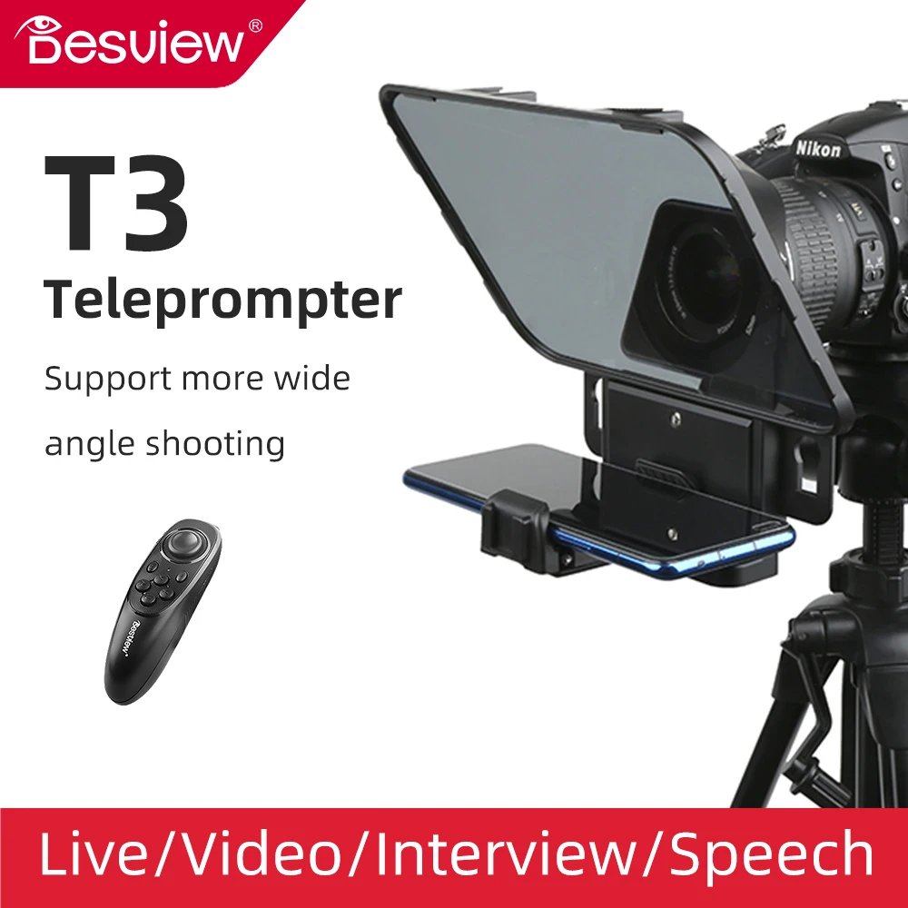 Bestview-T3-Big-Screen-Prompter-Professional-Interview-Teleprompter ...