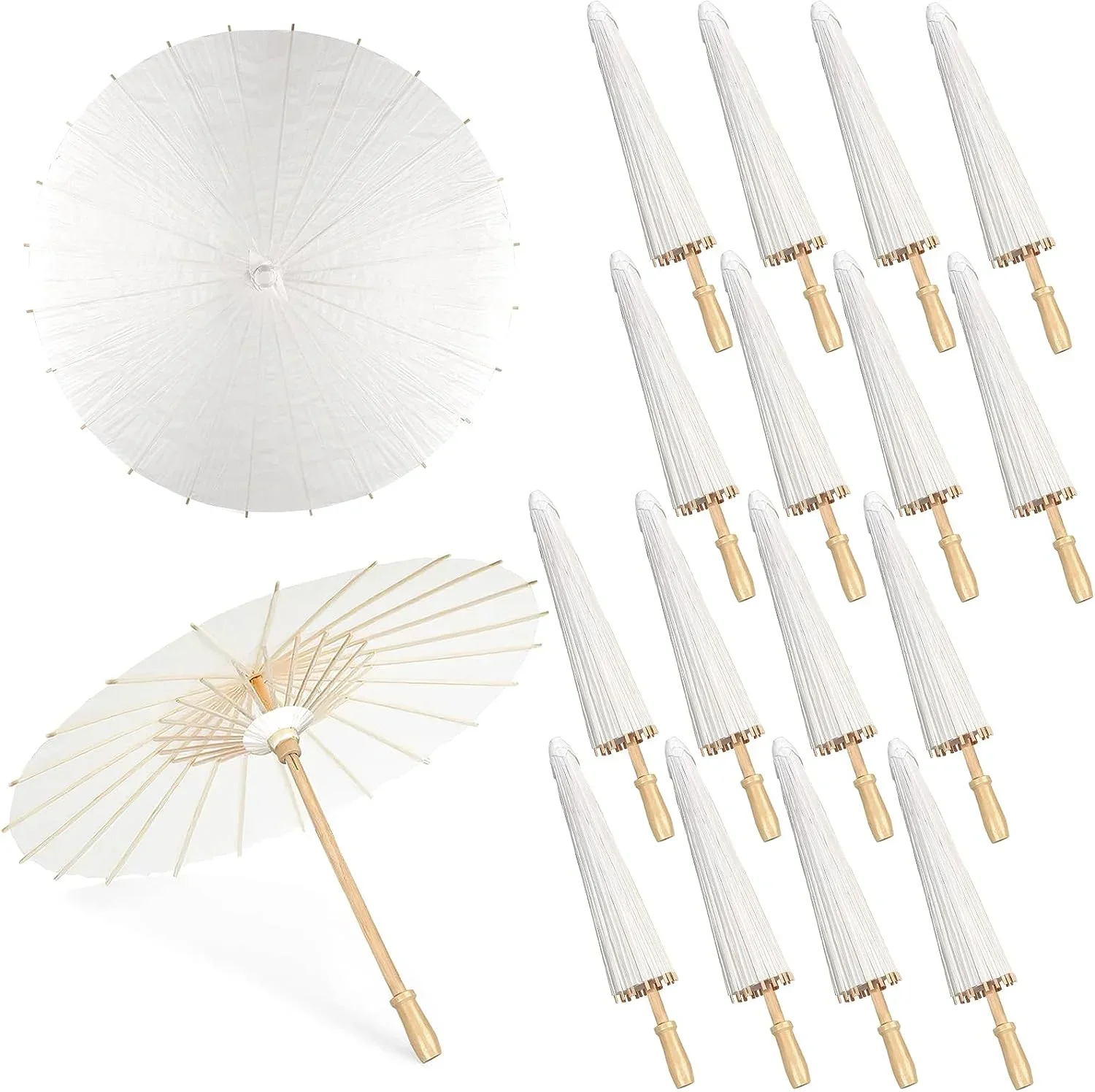 3-6-10PCS-Parasol-Umbrellas-Wedding-Photo-Cosplay-Prop-80cm-Paper ...