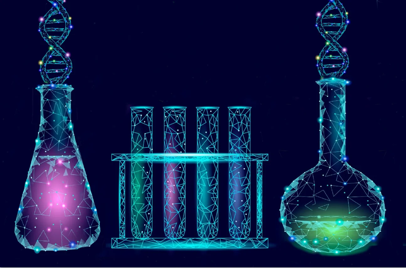 Science Lab Black And White