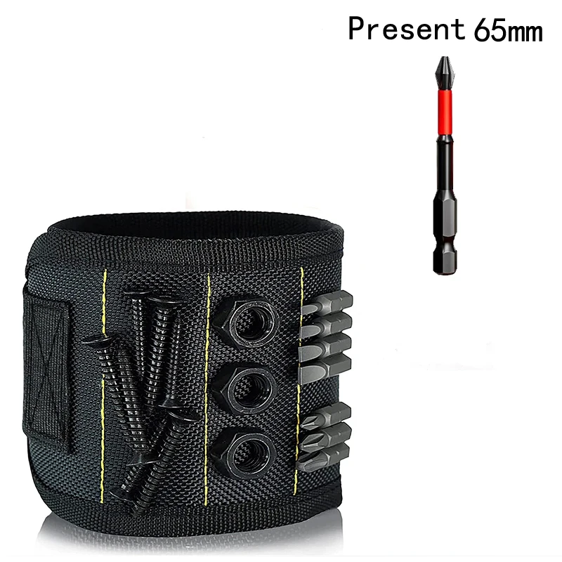 Magnetic-Wrist-Strap-for-Fixing-Screws-Nails-Drill-Bits-Wrist-Tool-with ...