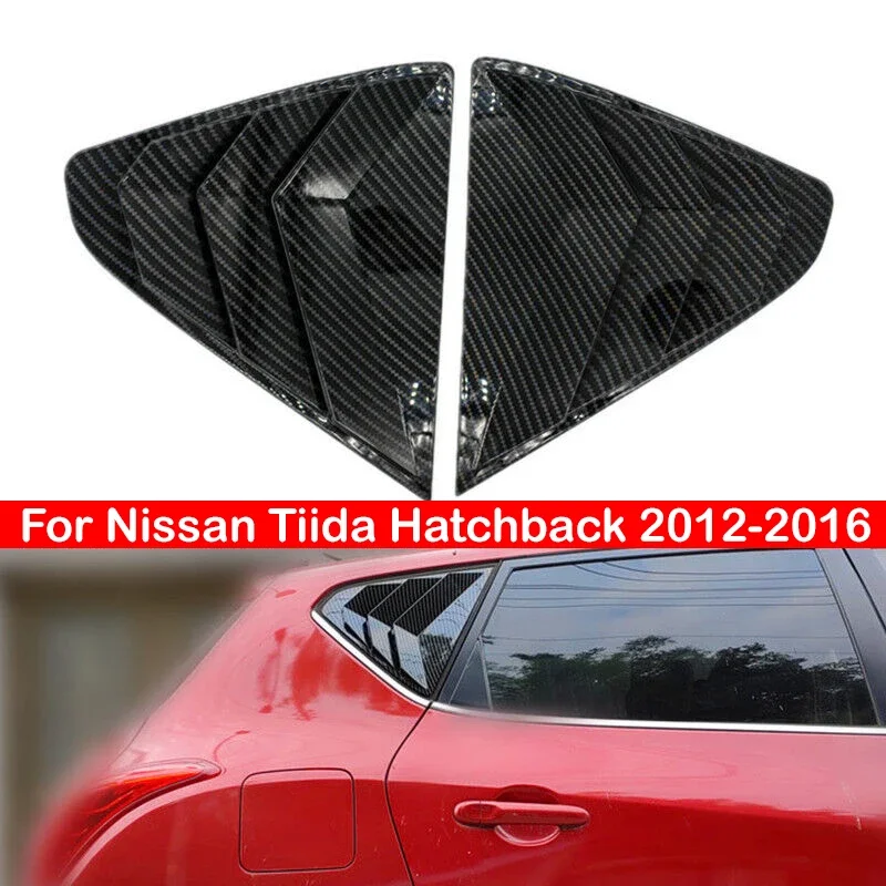 For Nissan Tiida Hatchback 2012-2016 Car Rear Louver Window Side ...