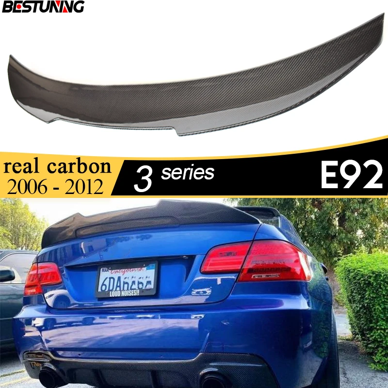 Carbon Fiber CF PSM Rear Trunk Spoiler for BMW 3 Series E92 Coupe 2006 ...