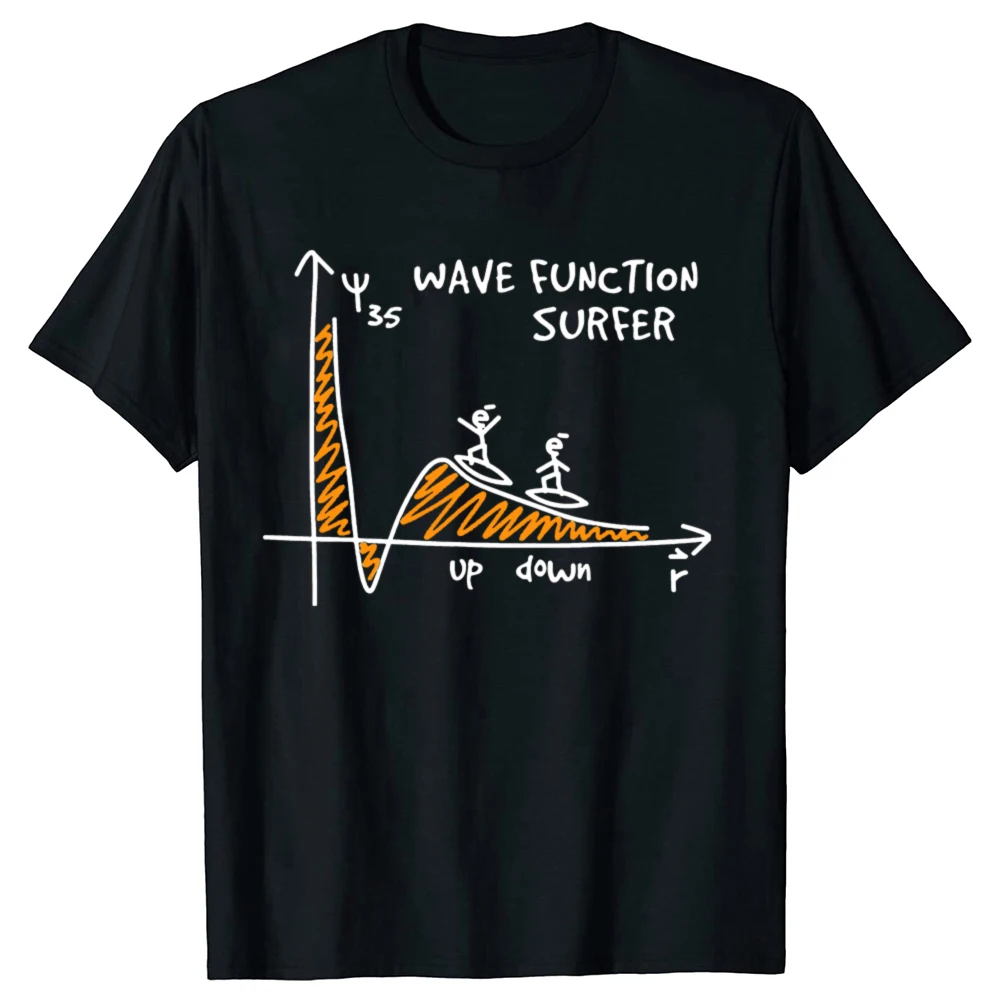Wave-Function-Surfer-Science-Lover-Funny-Physics-Joke-T-Shirt-Summer ...