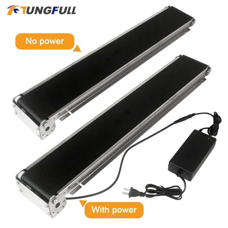 Conveyor-600mm-Stainless-Steel-Mini-Conveyor-PU-Belt-Vending-Machine-DC ...