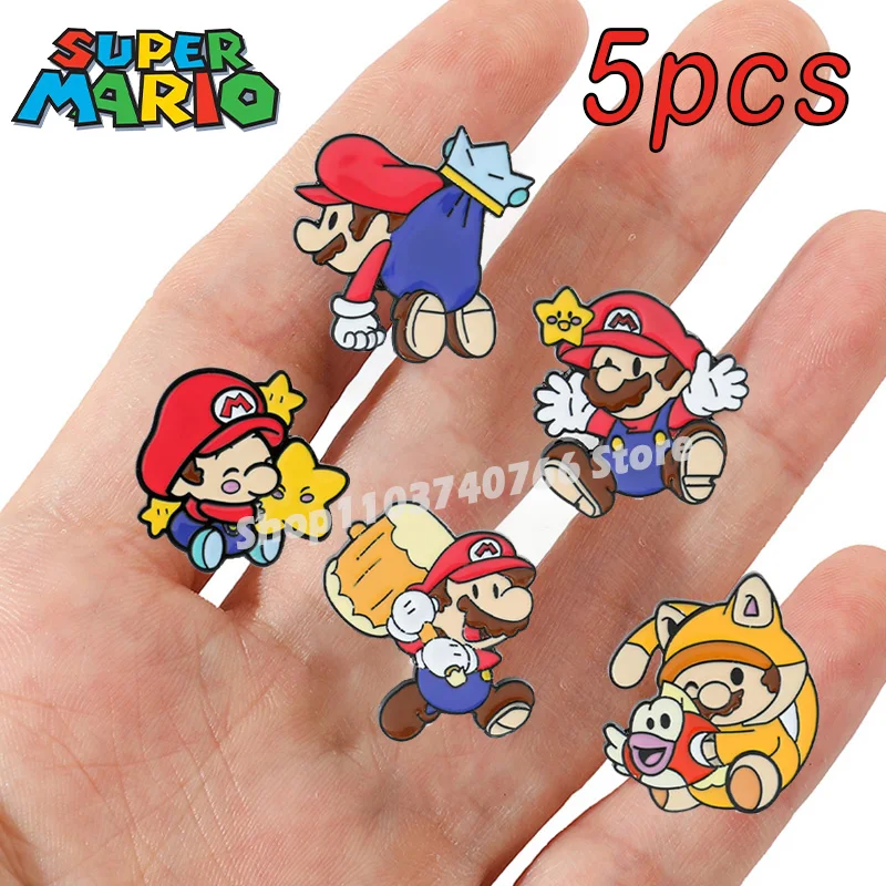 Super-Mario-Lapel-Pins-Anime-Game-Shirt-Backpack-Enamel-Pin-Accessories ...