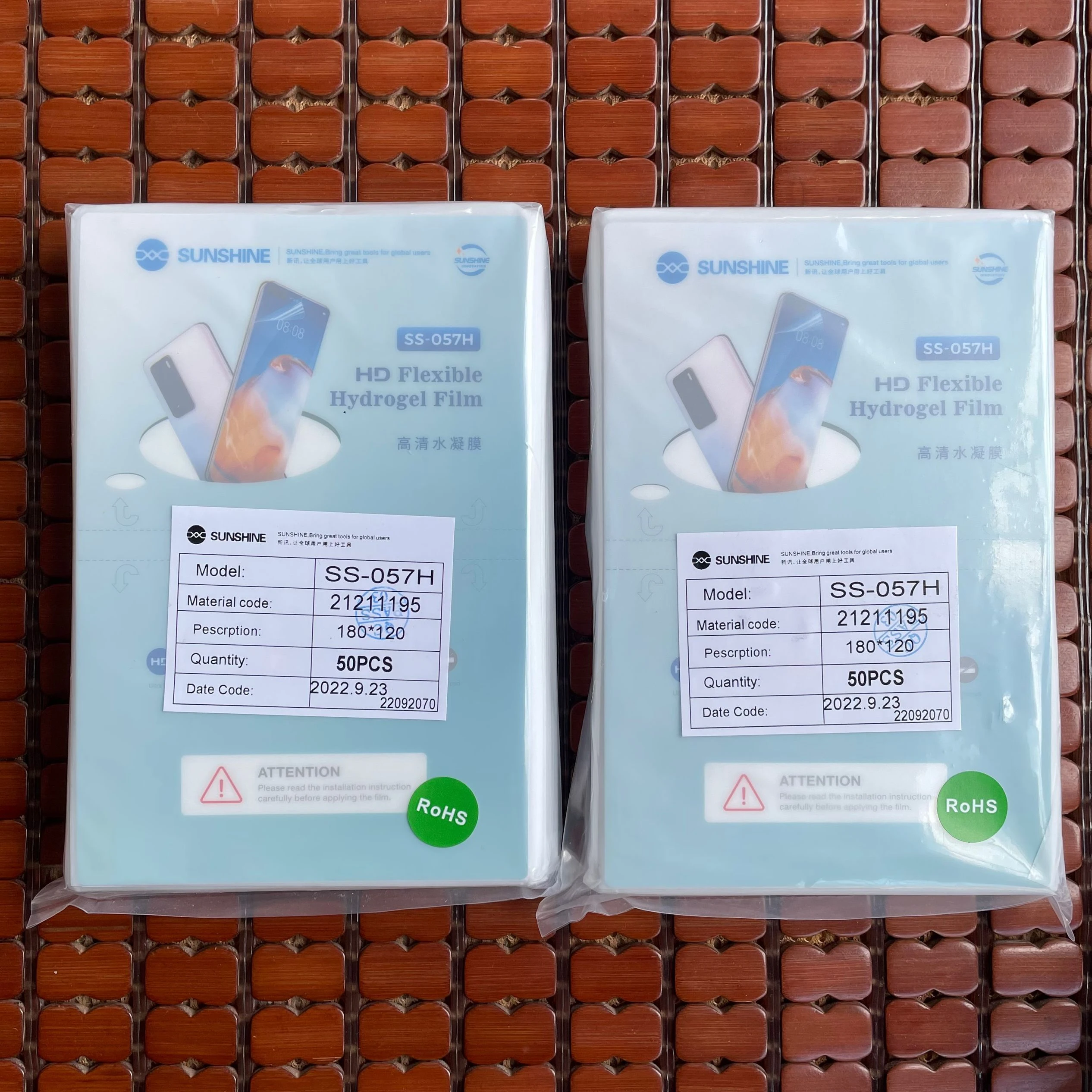 DHL 200Pcs Pelicula Hidrogel Film Flexible Hydrogel Hydro dipping Sheet ...