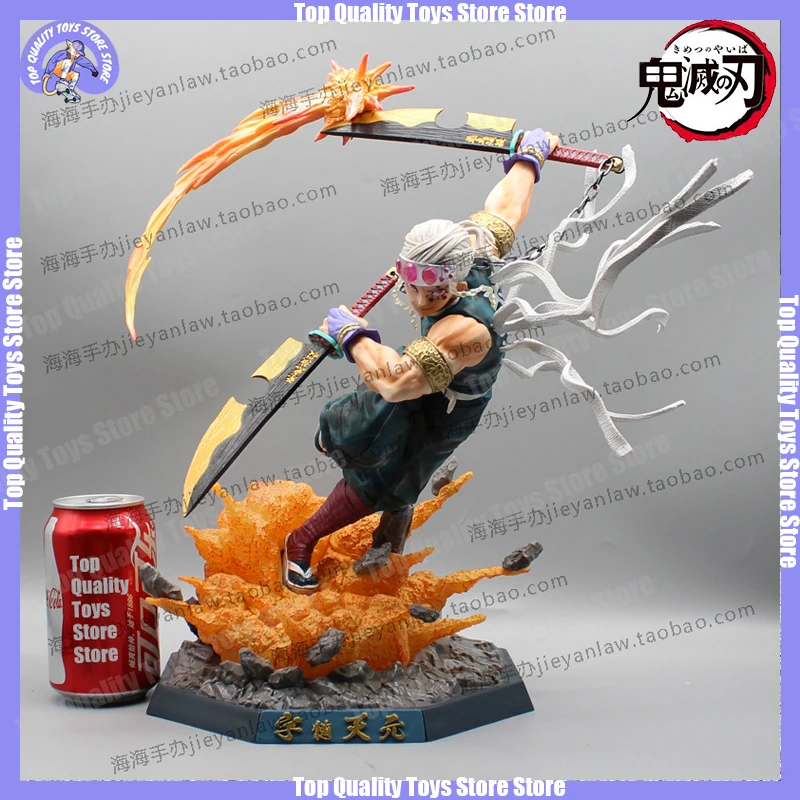 New 37cm Demon Slayer Figure Uzui Tengen Figures Kimetsu No Yaiba ...