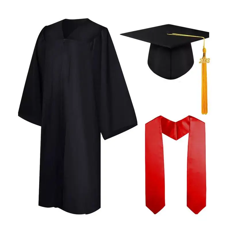 Graduation-Gown-With-Graduation-Hat-Graduation-Robe-Graduation-Costume ...