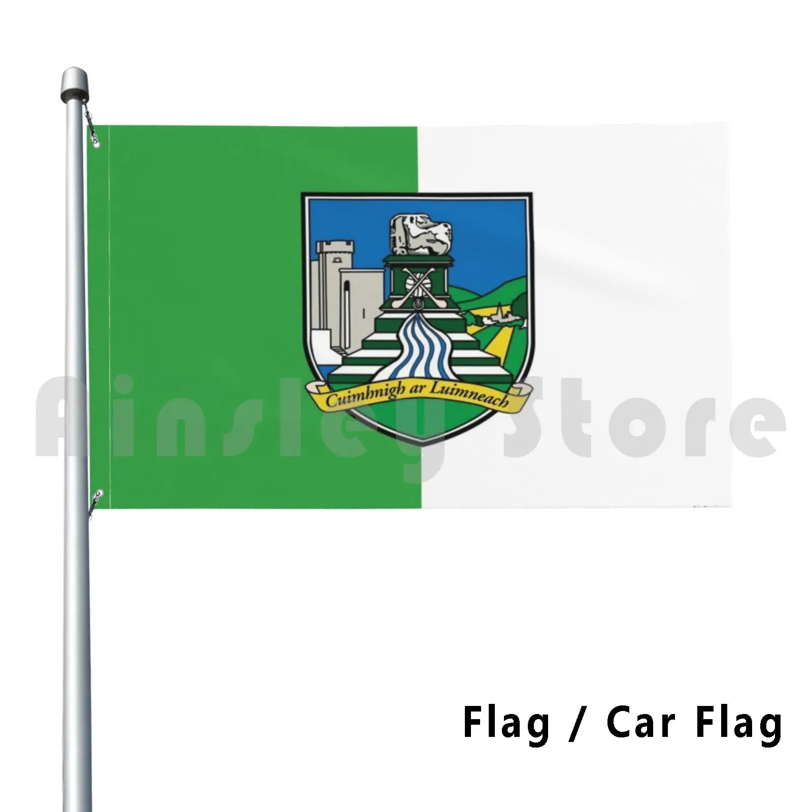 Limerick-Outdoor-Decor-Flag-Car-Flag-2412-Limerick-Limerick-Gaa-Hurling ...