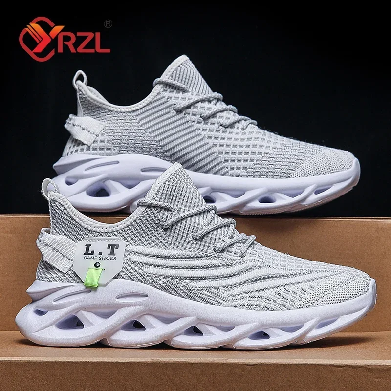 YRZL Men Sneakers Unisex Runing Shoes Outdoor Big Size Lightweight ...