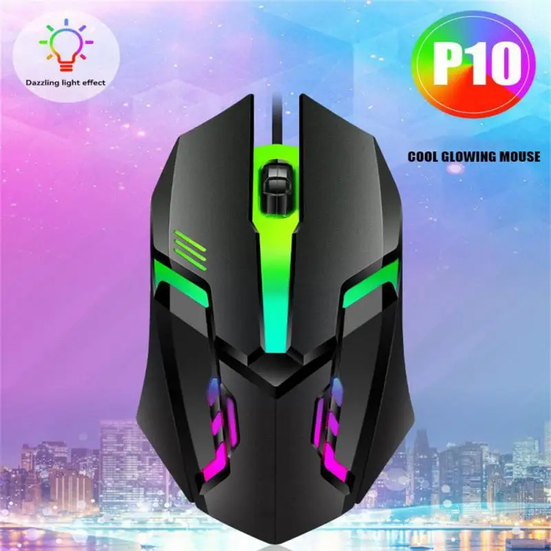 USB-Wired-Gaming-Mouse-1600DPI-LED-Optical-USB-Computer-Wireless-Mouse ...