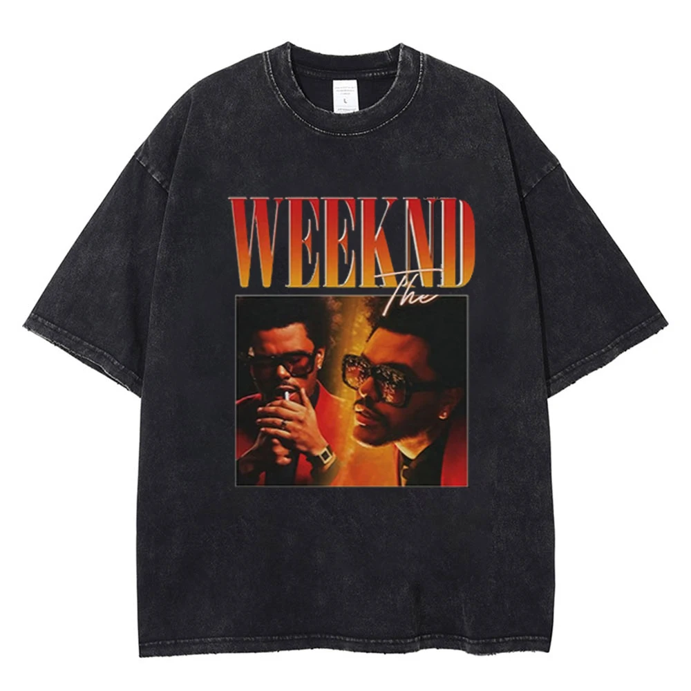 Camisetas-con-estampado-de-The-Weeknd-para-hombre-camiseta-Vintage ...