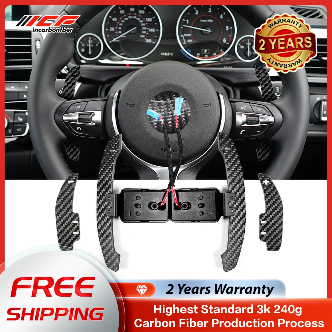 ICF 100% Real Carbon Fiber Magnetic Paddle Shifters for BMW G20 G22 G05 ...