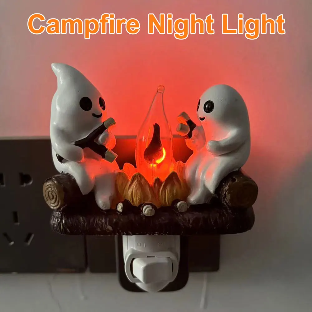 2024-Ghost-Campfire-Flickering-Nightlight-Halloween-Ghost-Roasting ...