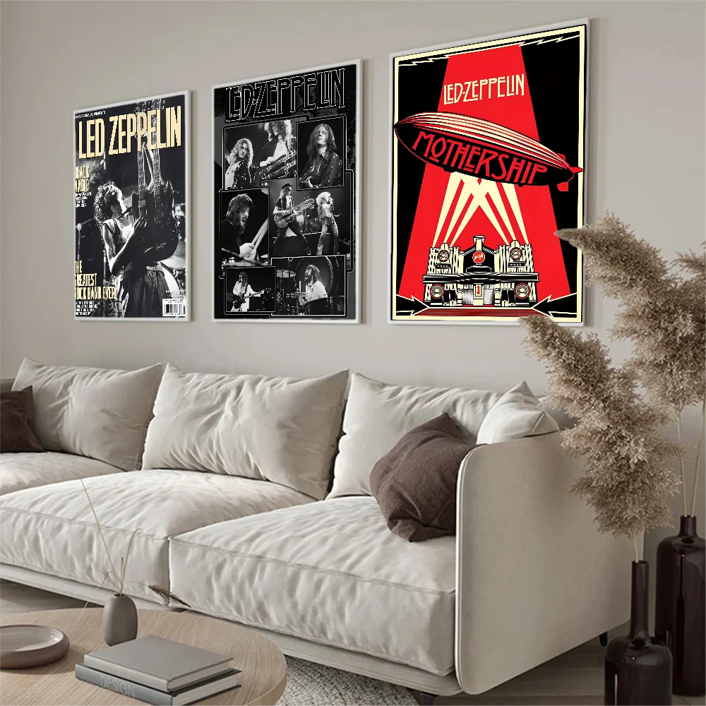 Band-L-Led-Z-Zeppelin-Cool-Poster-Classic-Vintage-Posters-Hd-Kwaliteit ...